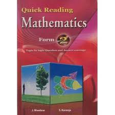Quick Reading Mathematics Form 2 | UKOSAWA.CO.KE